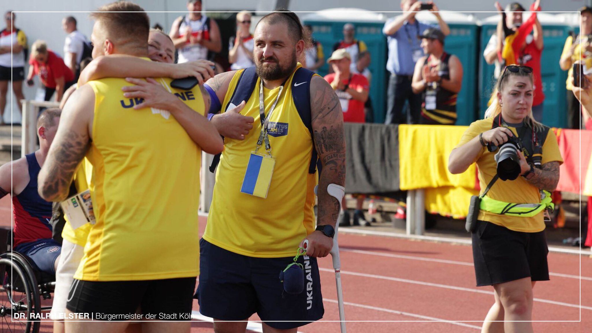 Invictus Games: Das ukrainische Team ist beim Blau-Gelben Kreuz in den ...
